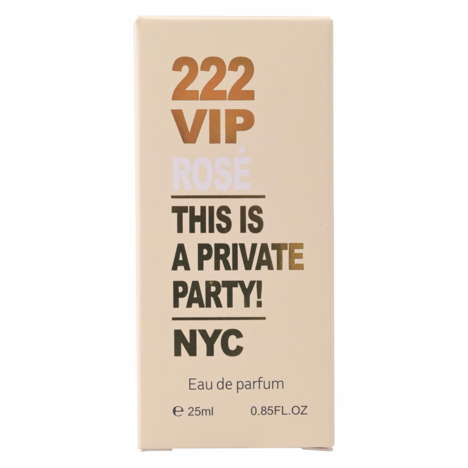 Fragancia Para Dama 222 Vip Rose VEYES EDP 25 Ml - Dollar Store
