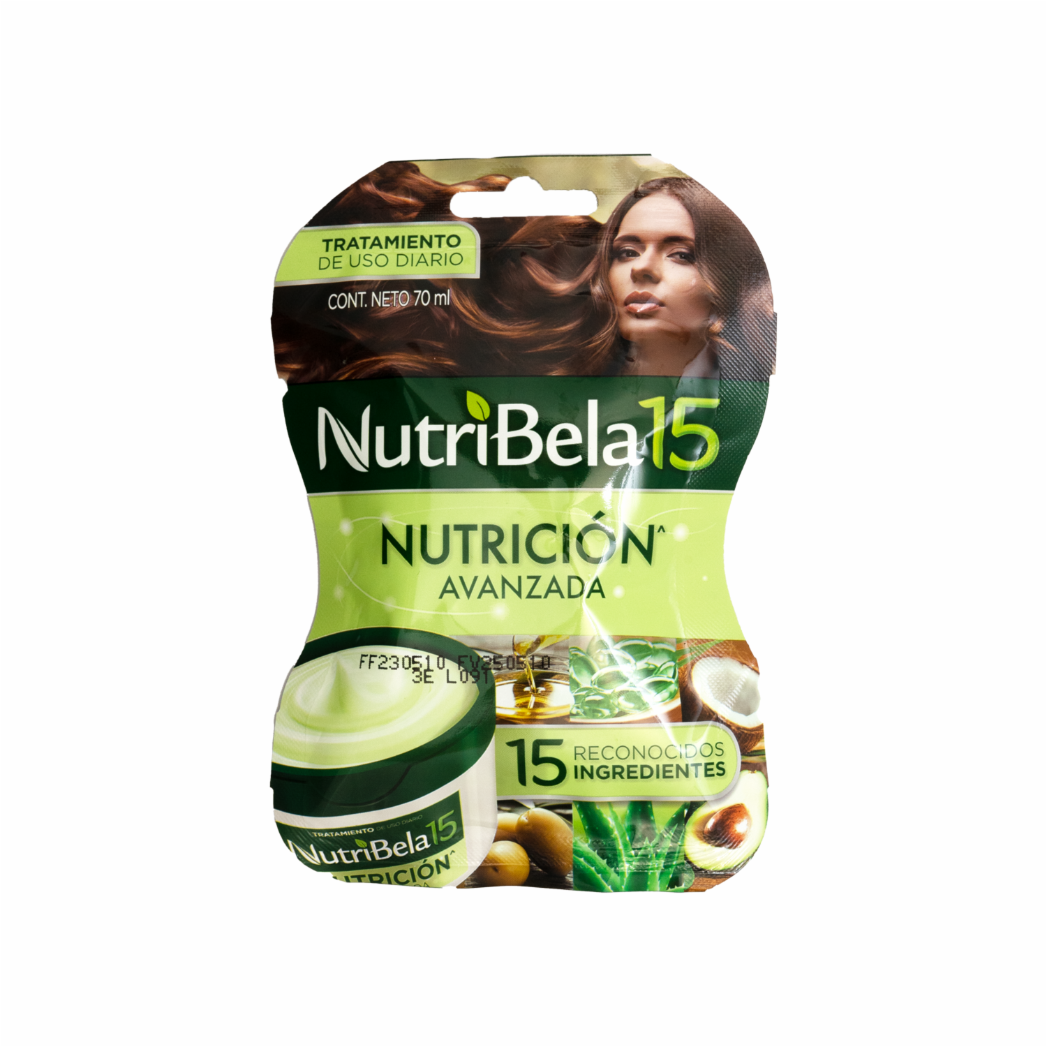 Tratamiento Para Cabello 10 Nutrición Sachet 70 Ml NUTRIBELA 70 ML ...
