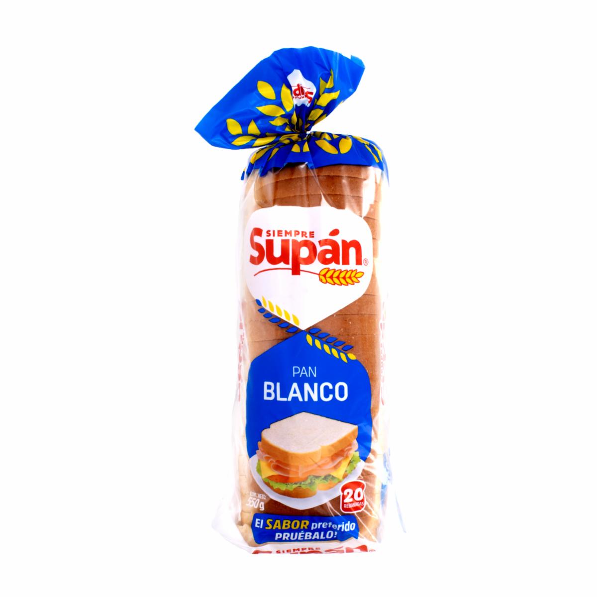 Pan Blanco Molde SUPÁN 550 G - Dollar Store