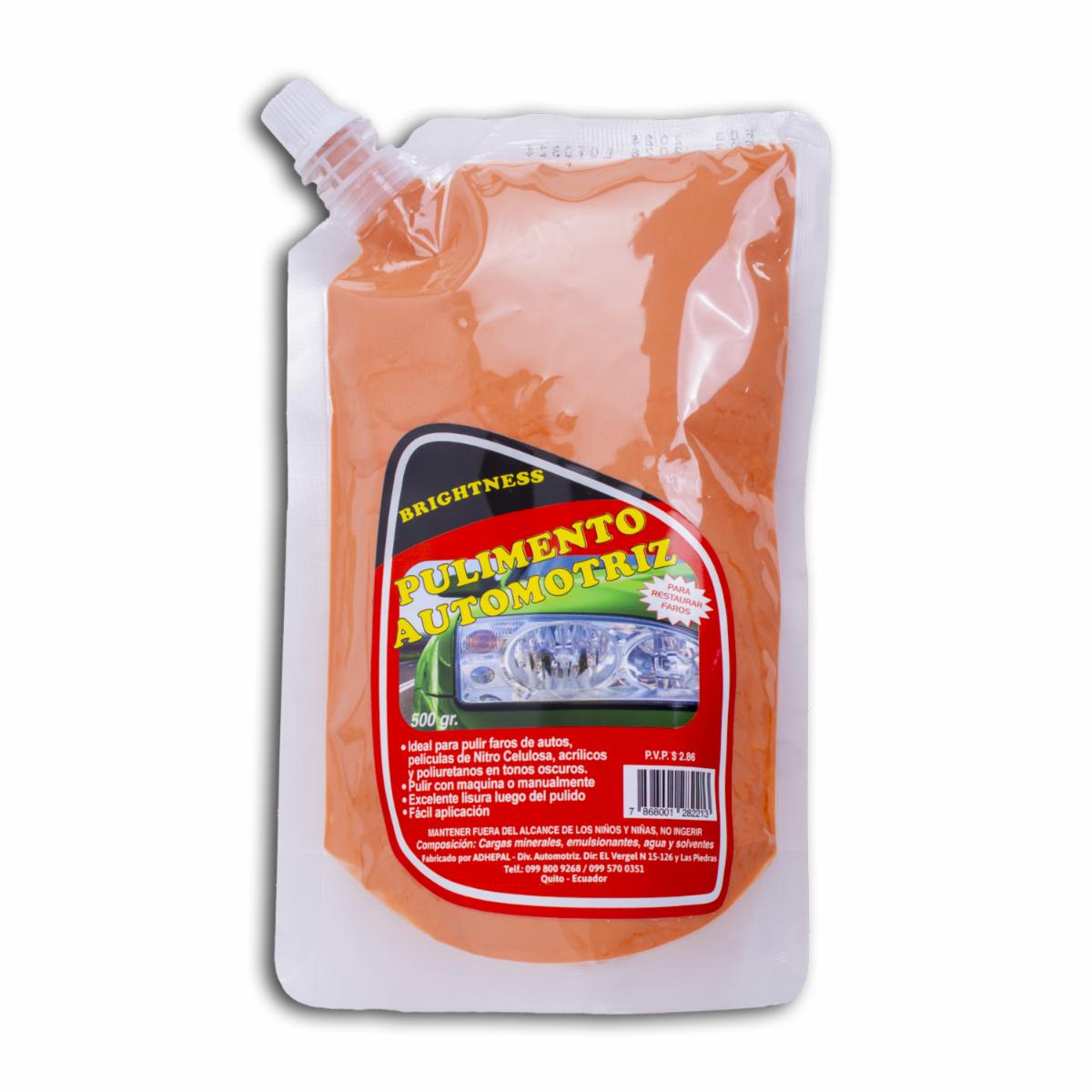Pulimento Automotriz Color Rojo BRIGHTNESS Unidad - Dollar Store
