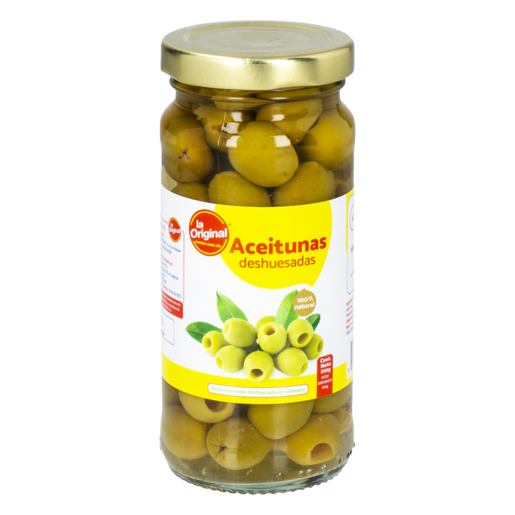 Aceitunas Verdes Deshuesadas LA ORIGINAL 220 G - Dollar Store